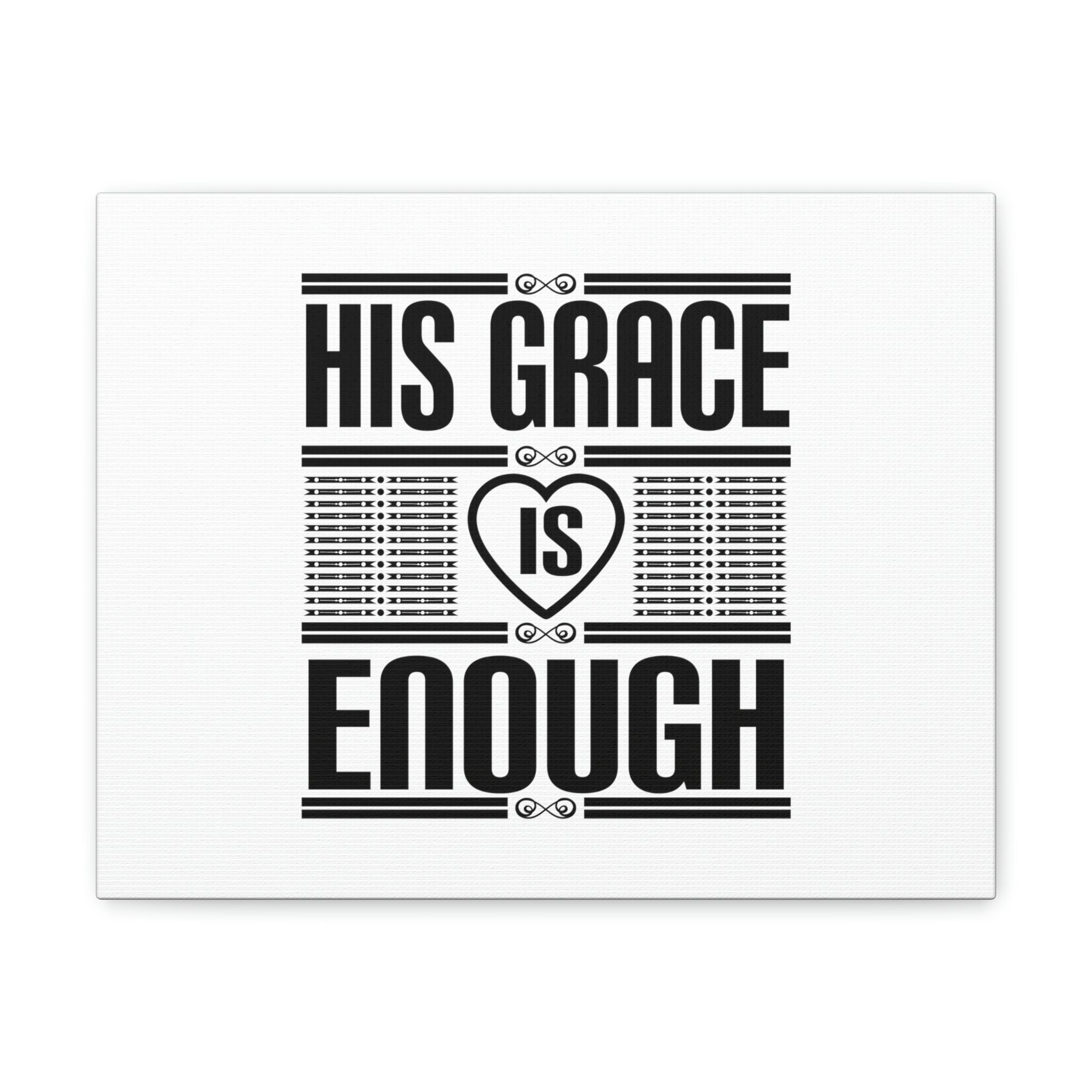 Scripture Walls His Grace Is Enough 2 Corinthians 12:9 Heart White ...