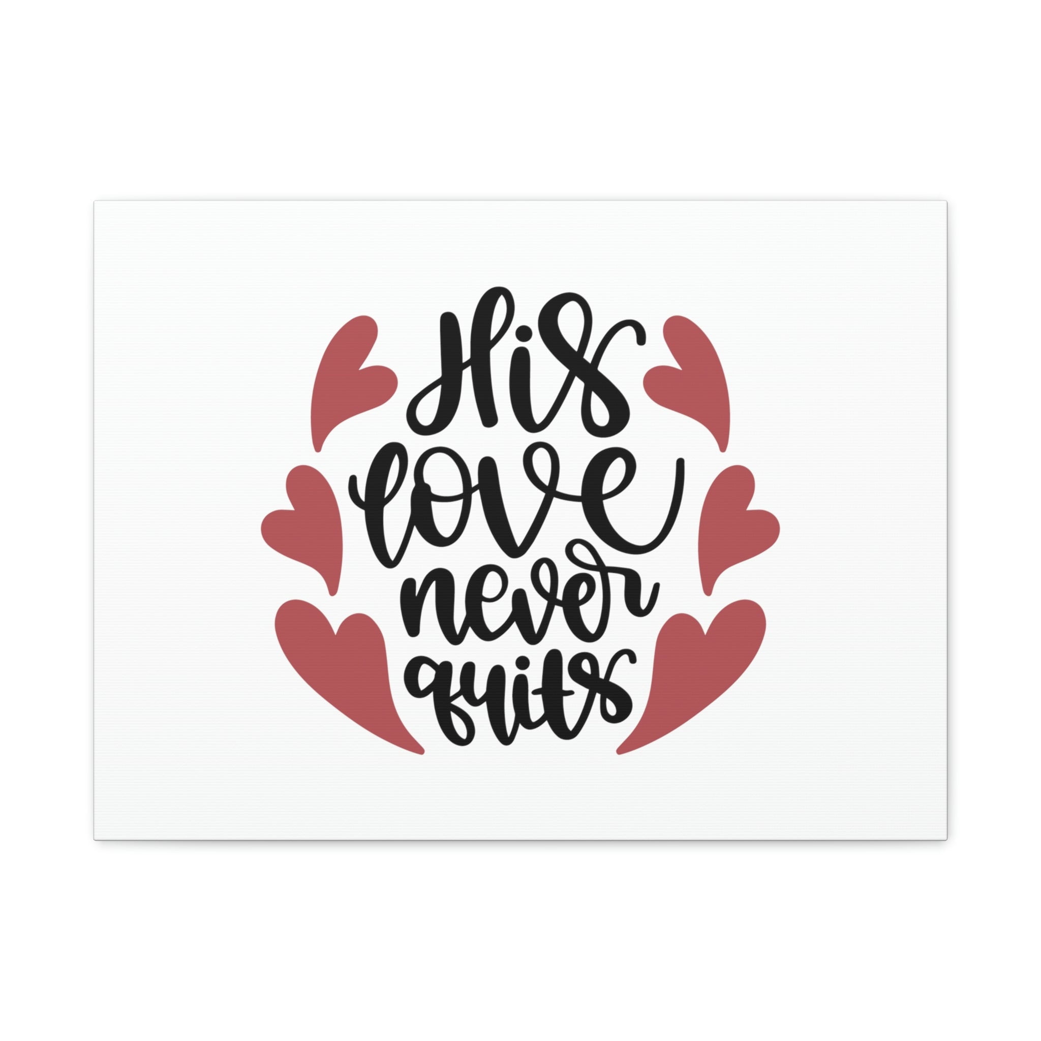 Scripture Walls Psalm 136:26 His Love Never Quits Bible Verse Canvas ...