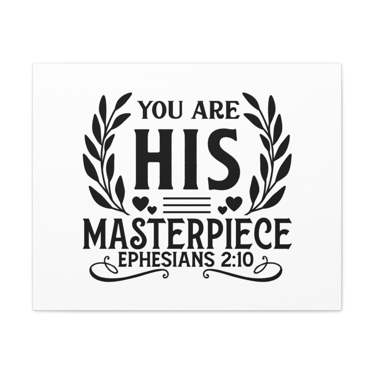 Scripture Walls Ephesians 2:10 His Masterpiece Vines Bible Verse Canvas ...