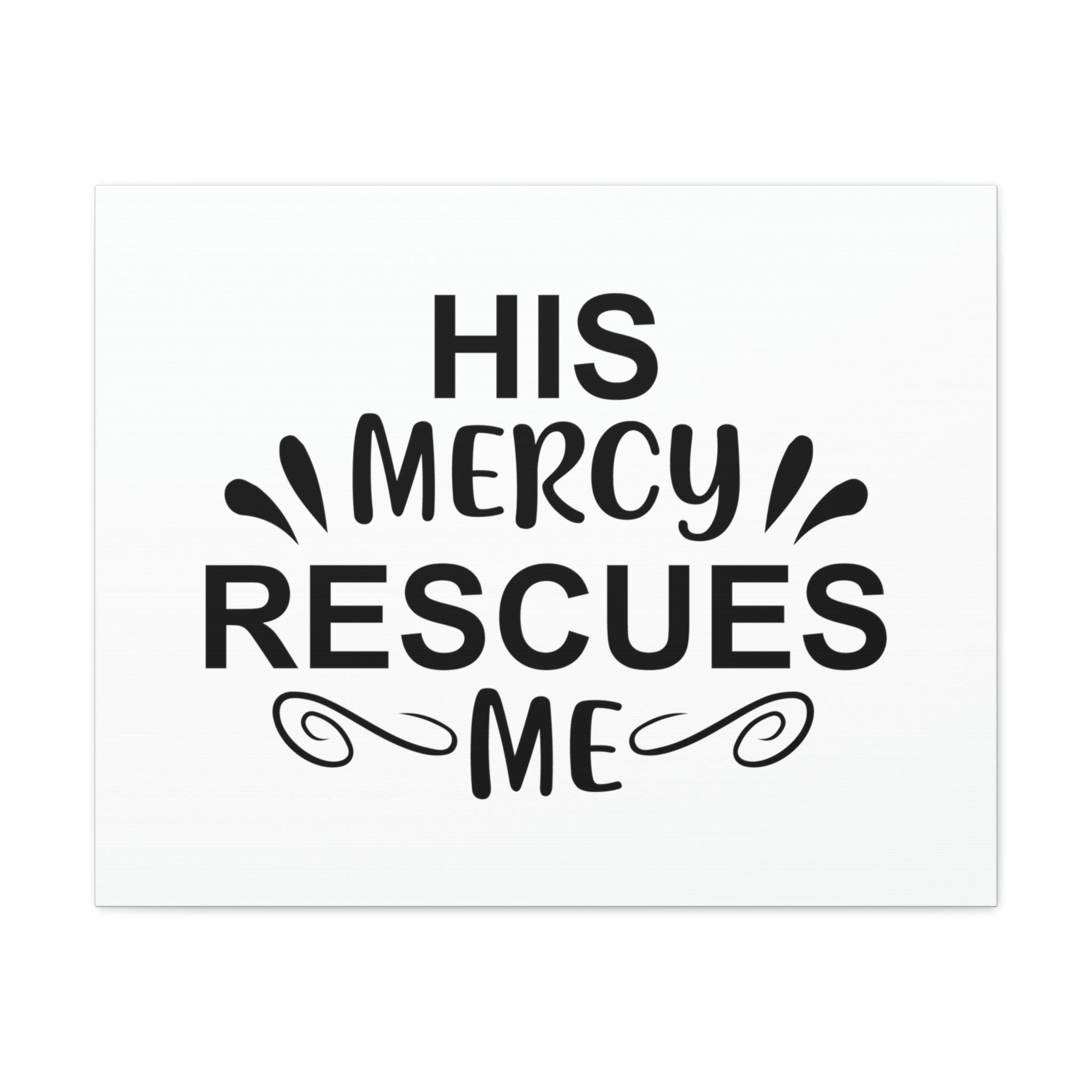 Scripture Walls Psalm 140:4 His Mercy Rescues Me Bible Verse Canvas ...
