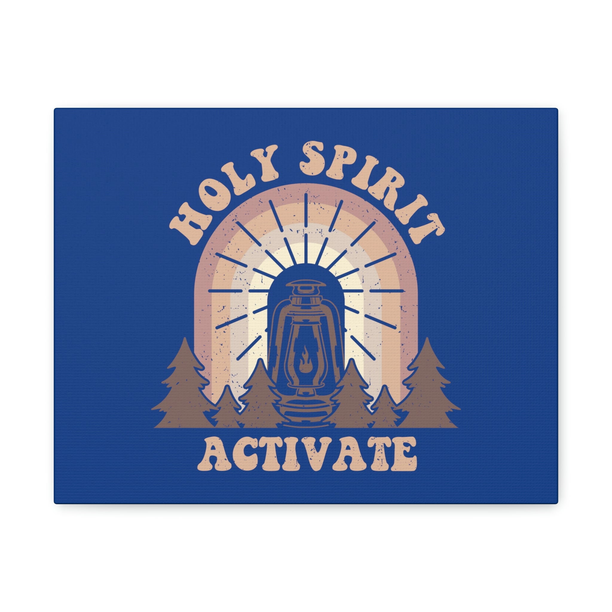 Scripture Walls Holy Spirit Activate Acts 2:38 Blue Christian Wall Art ...