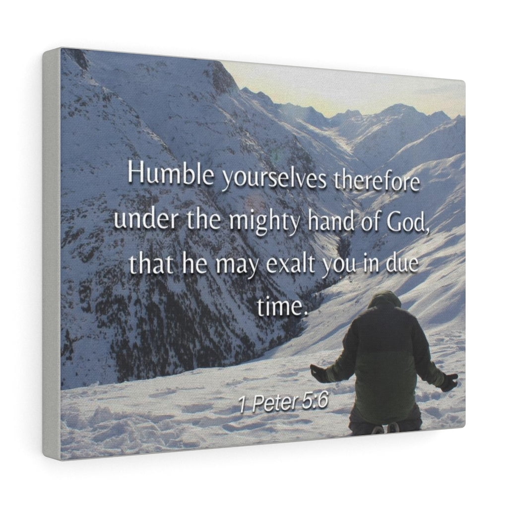 Scripture Walls Humble Yourselves 1 Peter 5:6 Bible Verse Canvas ...