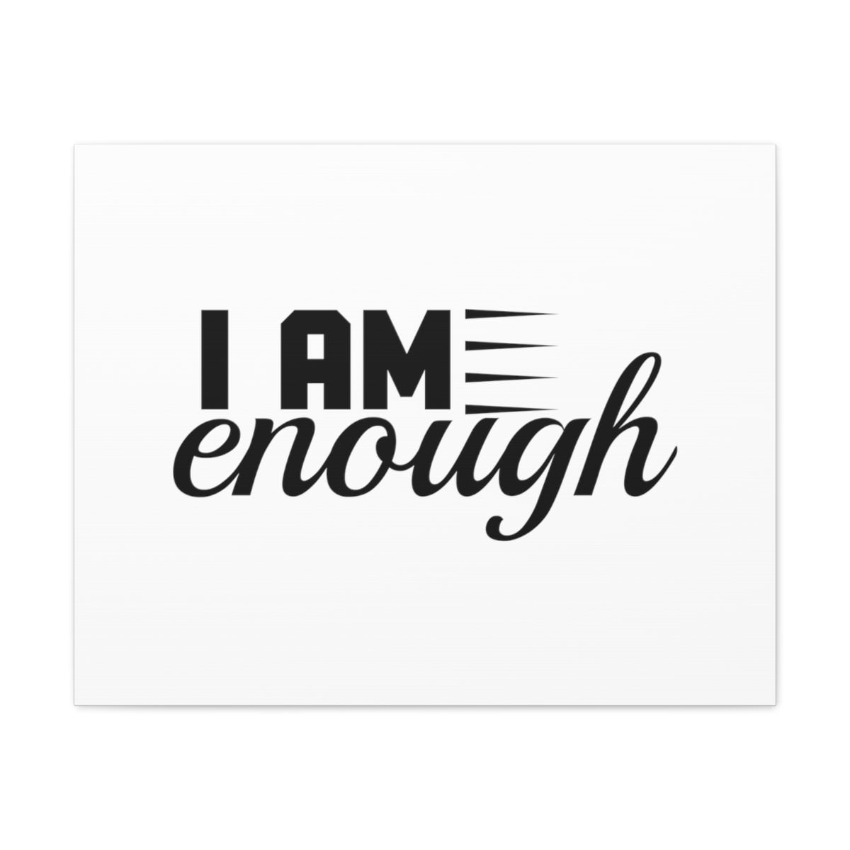 Scripture Walls Psalm 73:26 I Am Enough Bible Verse Canvas Christian Wall Art Ready to Hang ...
