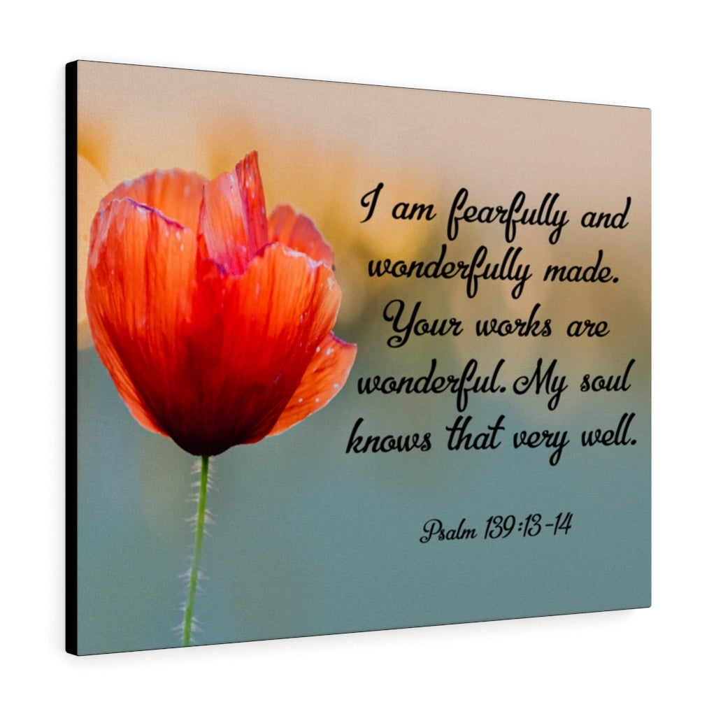 Scripture Walls I Am Fearfully and Wonderfully Made Psalm 139:13-14 ...