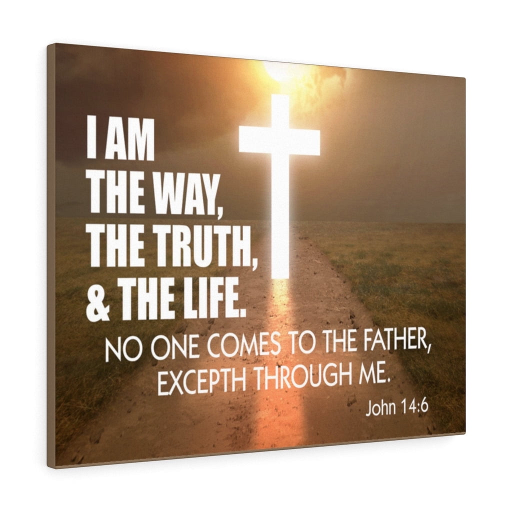 Scripture Walls John 14:6 I Am The Way Bible Verse Canvas Christian ...