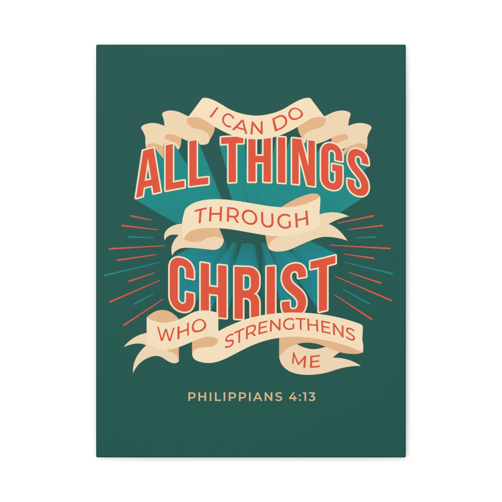 Scripture Walls I Can Do All Things Philippians 4:13 Banner Bible Verse ...