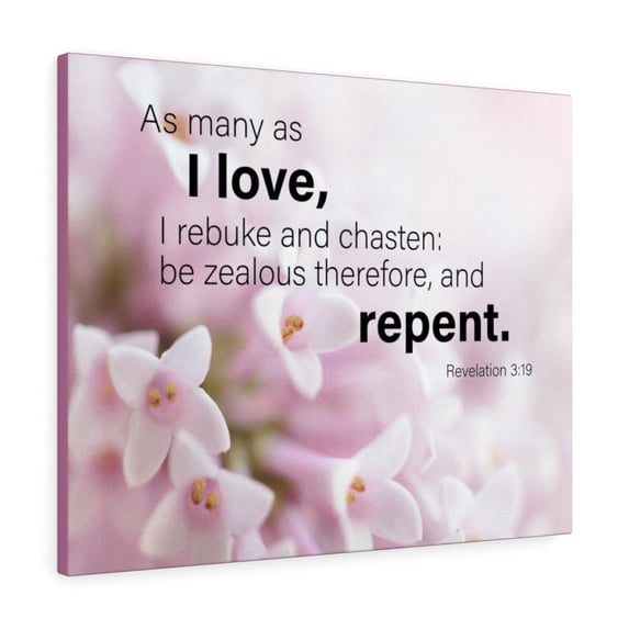 Scripture Walls I Love Repent Revelation 3:19 Wall Art Christian Home ...
