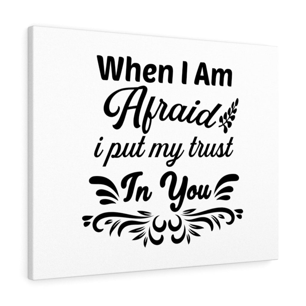 Scripture Walls I Put My Trust In You Bible Verse Canvas Christian Wall ...