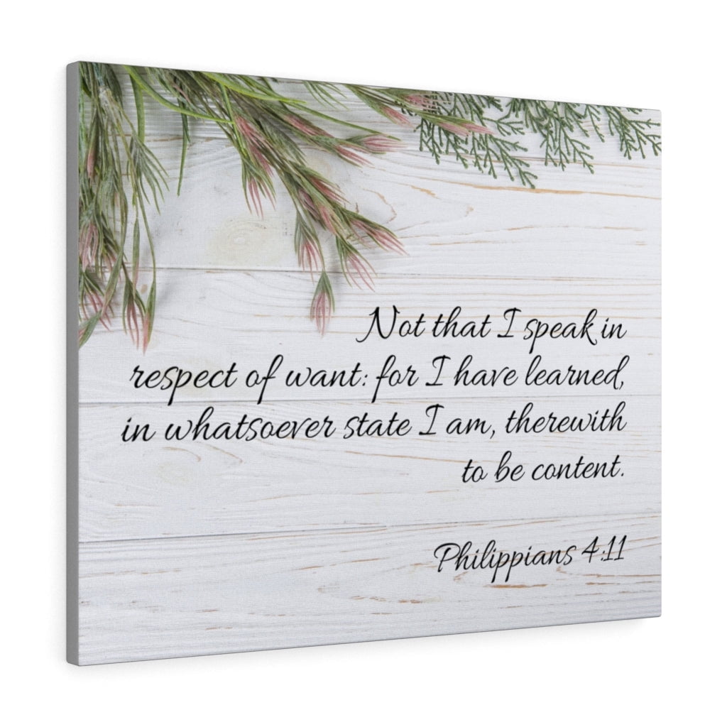 Scripture Walls I Speak in Respect Philippians 4:11 Wall Art Christian ...