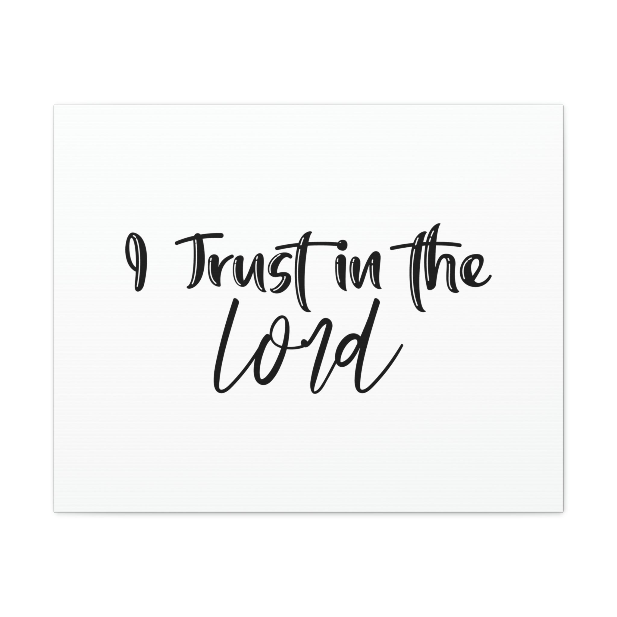 Scripture Walls I Trust In The Lord Proverbs 3:5 Plain Christian Wall ...