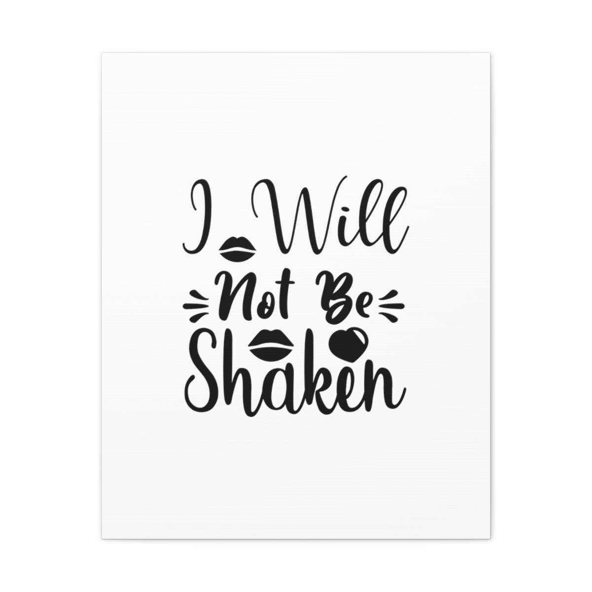 Scripture Walls I Will Not Be Shaken Acts 2:25 Christian Wall Art Bible ...