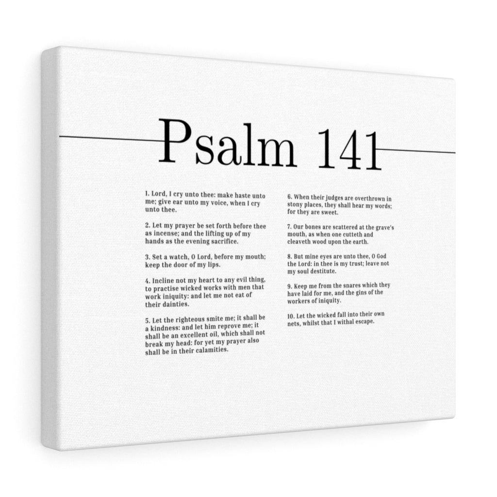 Scripture Walls Psalm 141 In Thee Is My Trust White Bible Chapter ...
