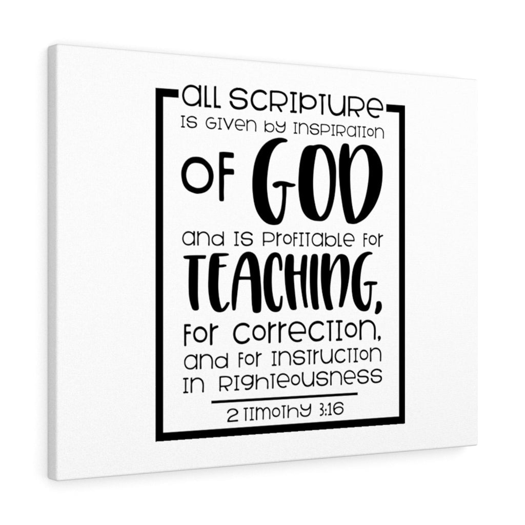 Scripture Walls Instruction In Righteousness 2 Timothy 3:16 Bible Verse ...