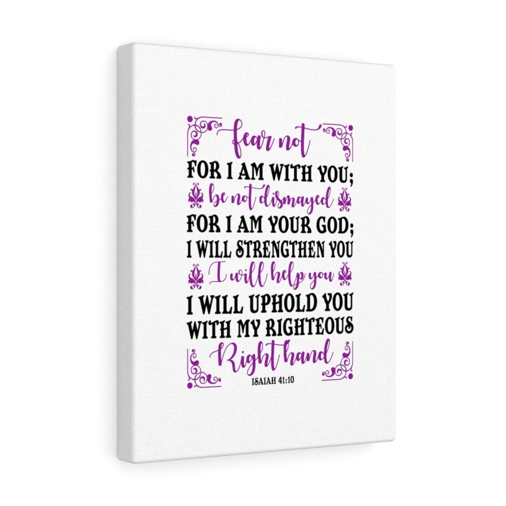 Scripture Walls Isaiah 41:10 Righteous Right Hand Bible Verse Canvas ...