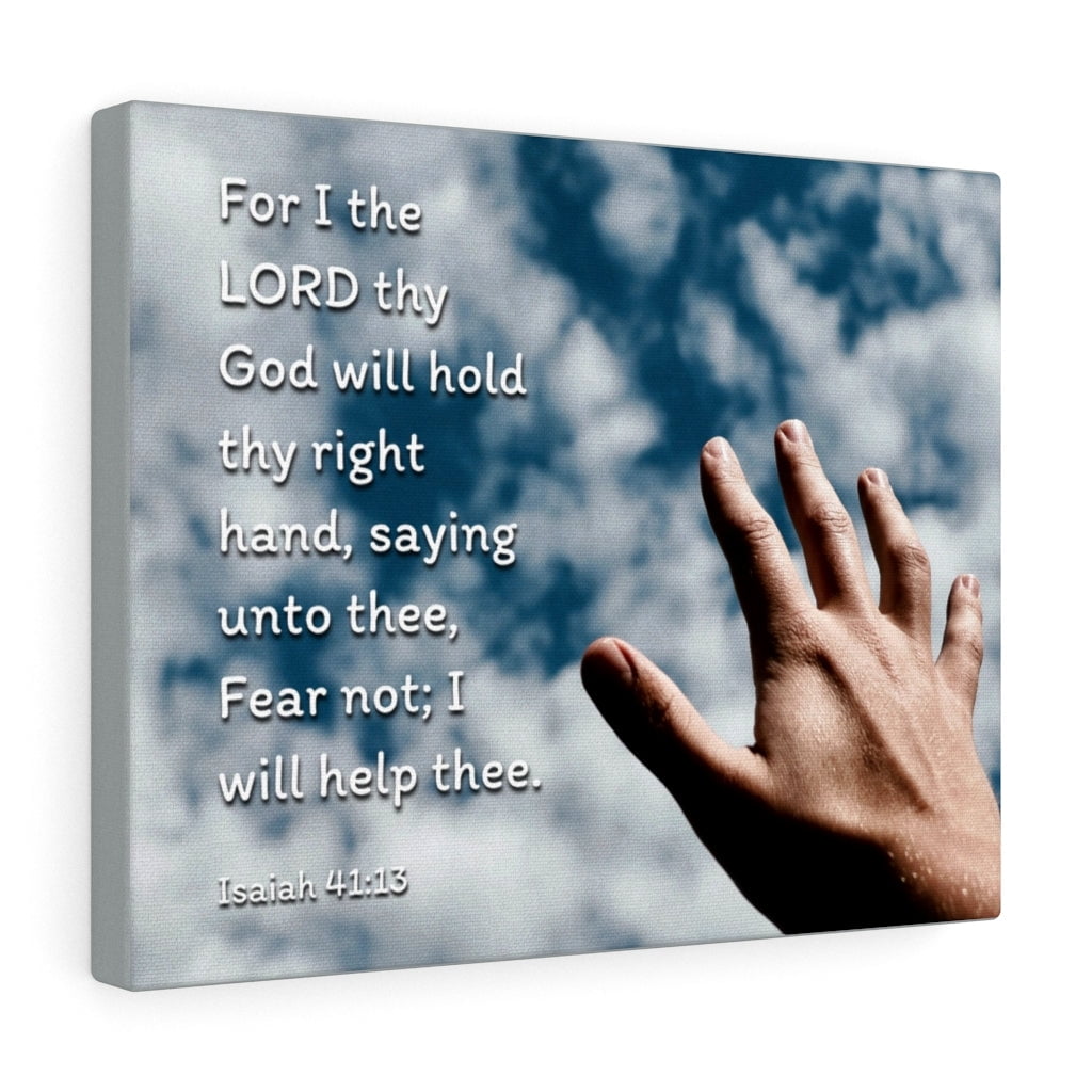 Scripture Walls Isaiah 41:13 Fear Not Hand Bible Verse Canvas Christian ...