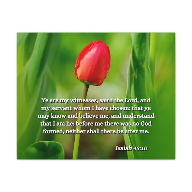 Scripture Walls Isaiah 43:10 I Have Chosen Bible Verse Canvas Christian ...