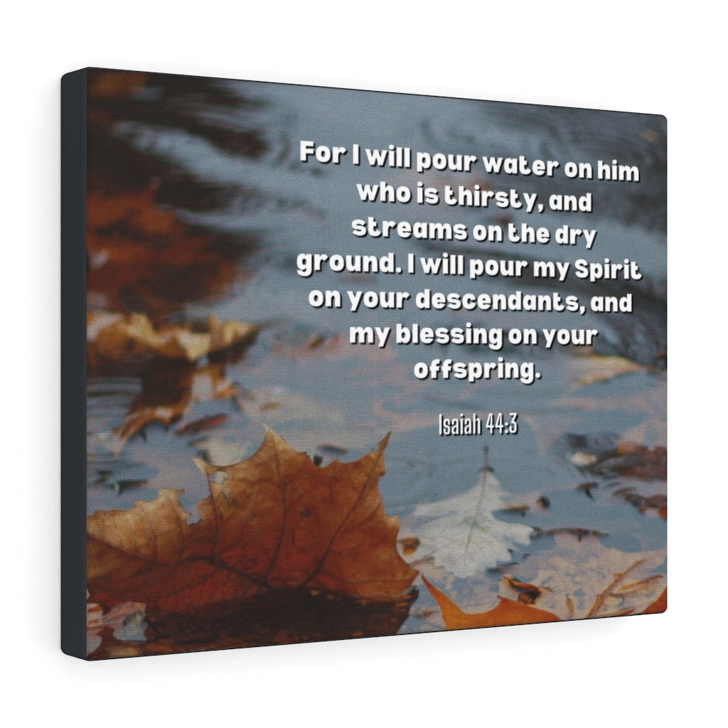 Scripture Walls Isaiah 44:3 Blessings Upon Offspring Bible Verse Canvas ...