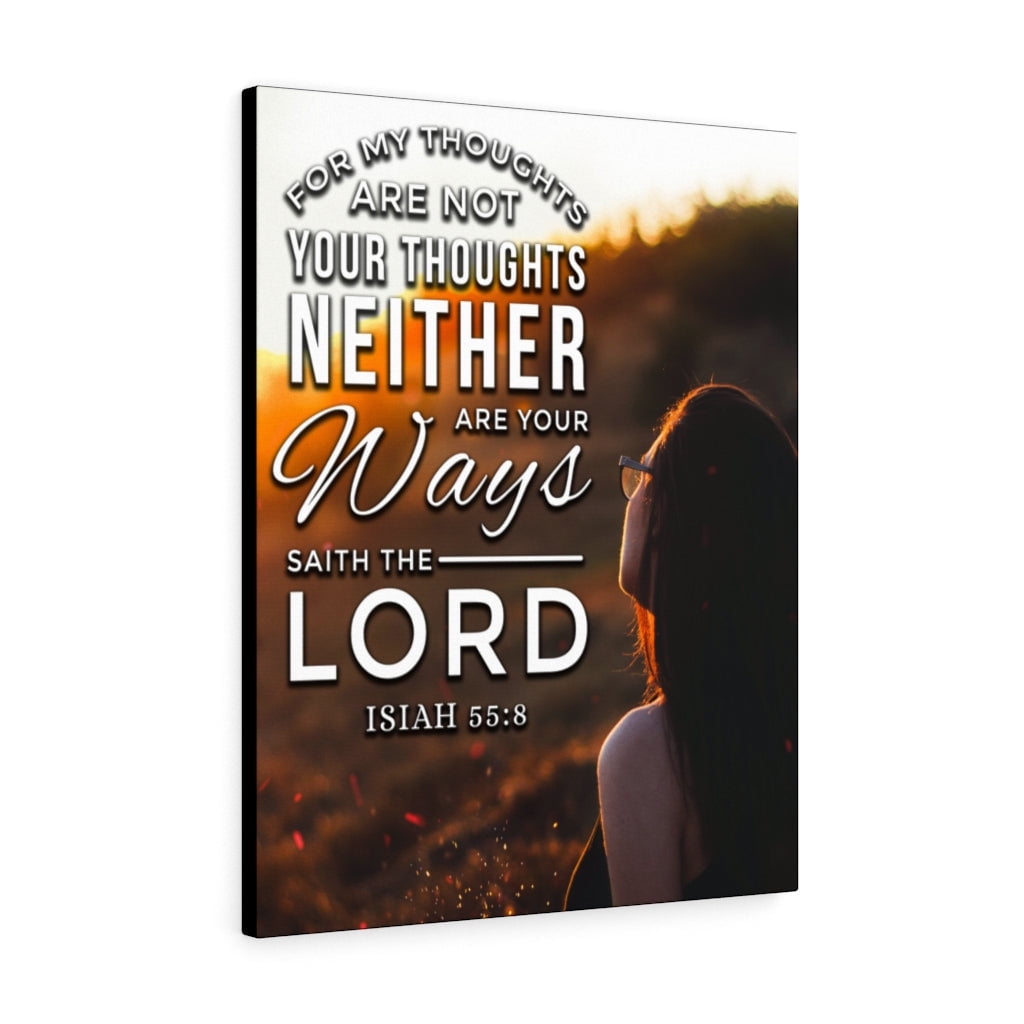 Scripture Walls Isaiah 55:8 For My Thoughts Are Not My Thoughts Bible ...