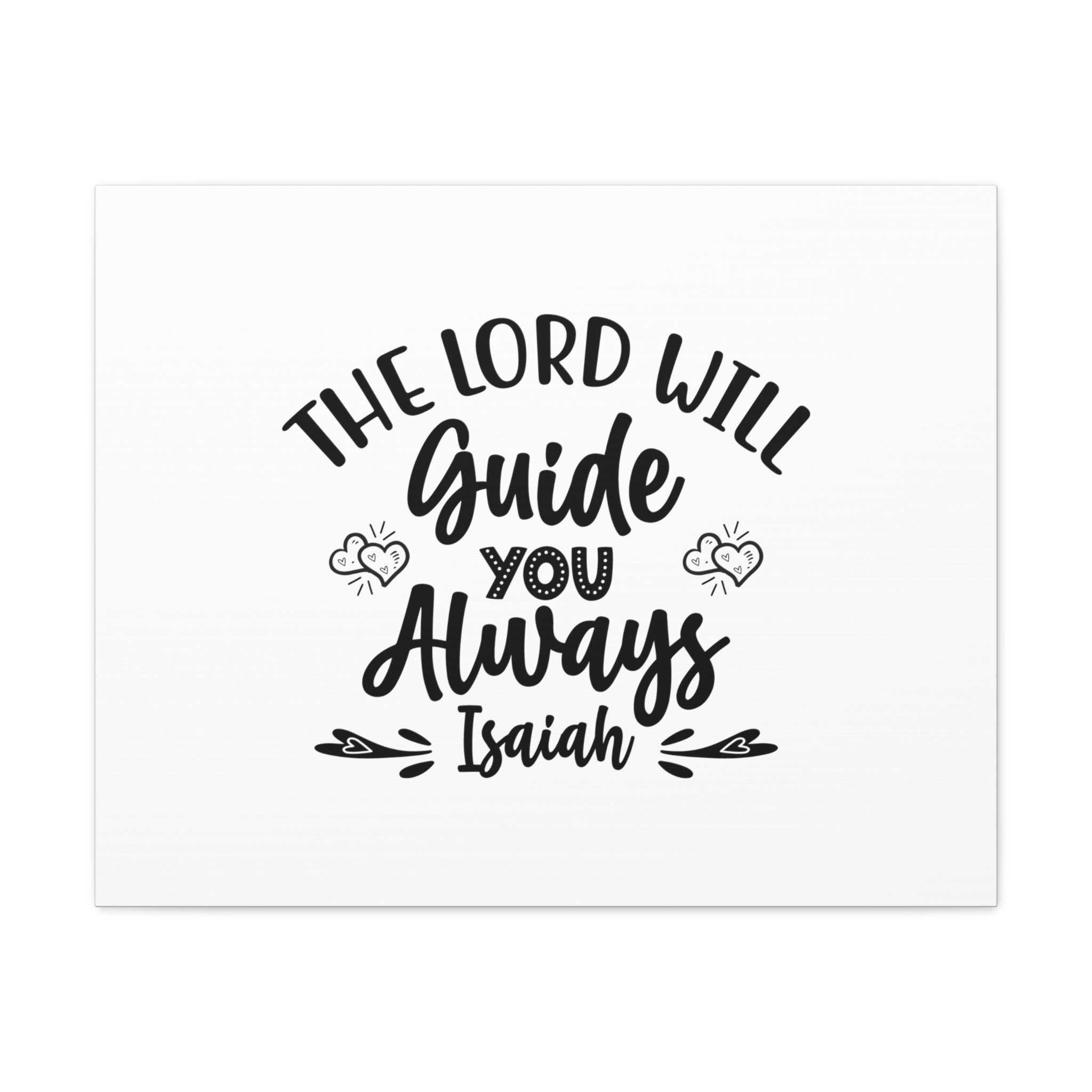 Scripture Walls Isaiah 58:11 Guide You Always Bible Verse Canvas ...
