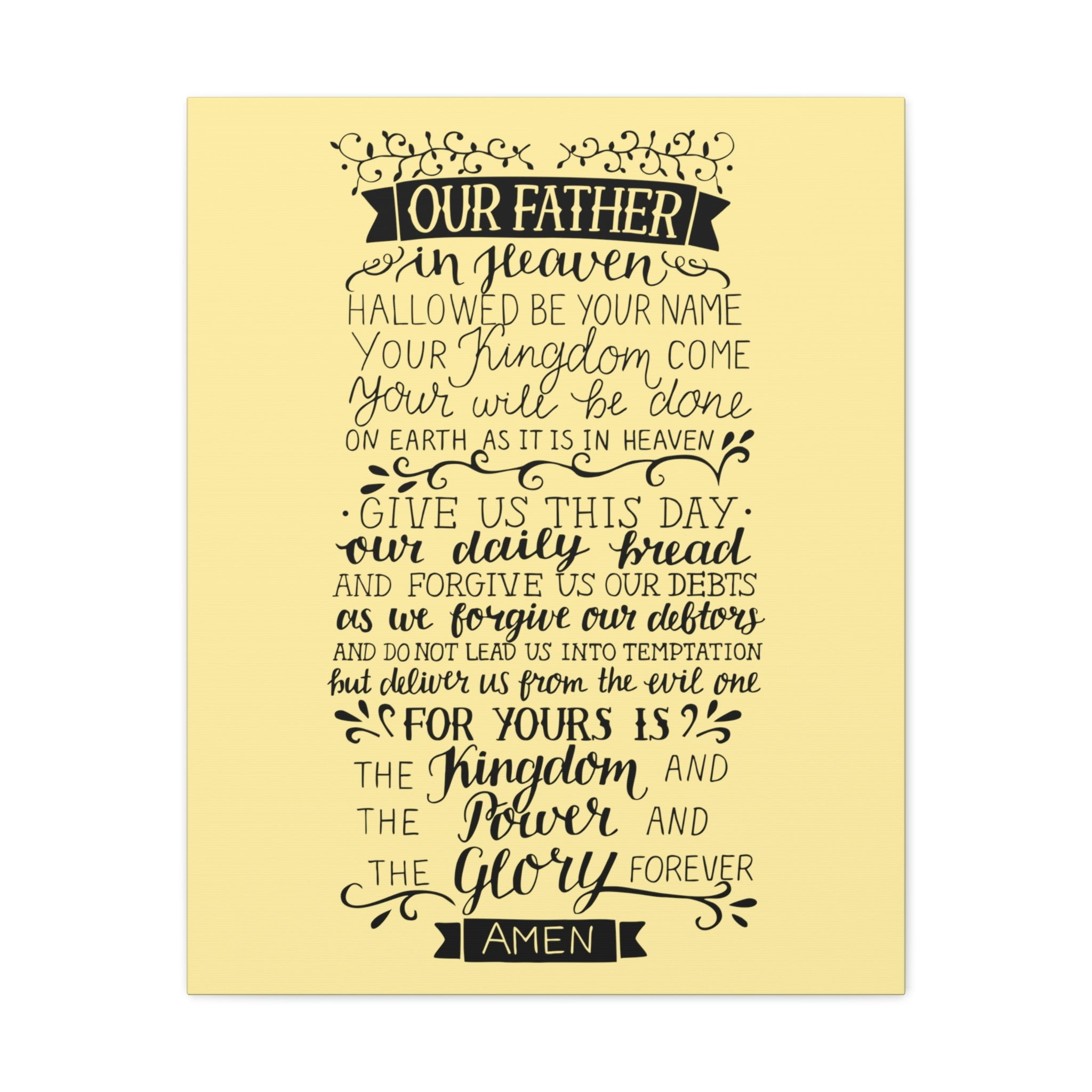 Scripture Walls Isaiah 64:7 Our Father In Heaven Light Yellow Bible ...