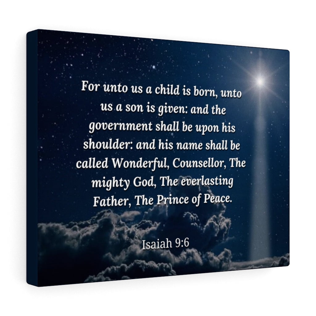 Scripture Walls Isaiah 9:6 Prince Of Peace Bible Verse Canvas Christian ...