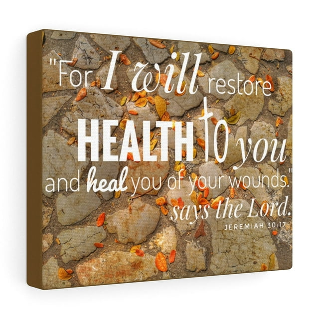 Scripture Walls Jeremiah 30:17 Health To You Bible Verse Canvas ...