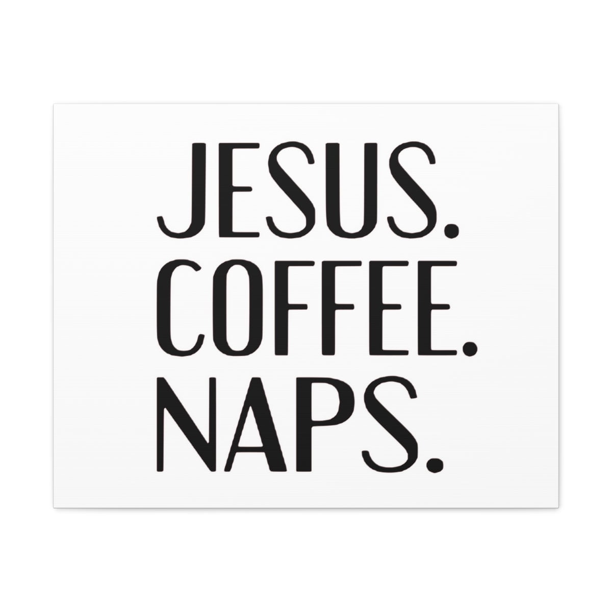 Scripture Walls Jesus Coffee Naps Romans 10:9 Christian Wall Art Print ...