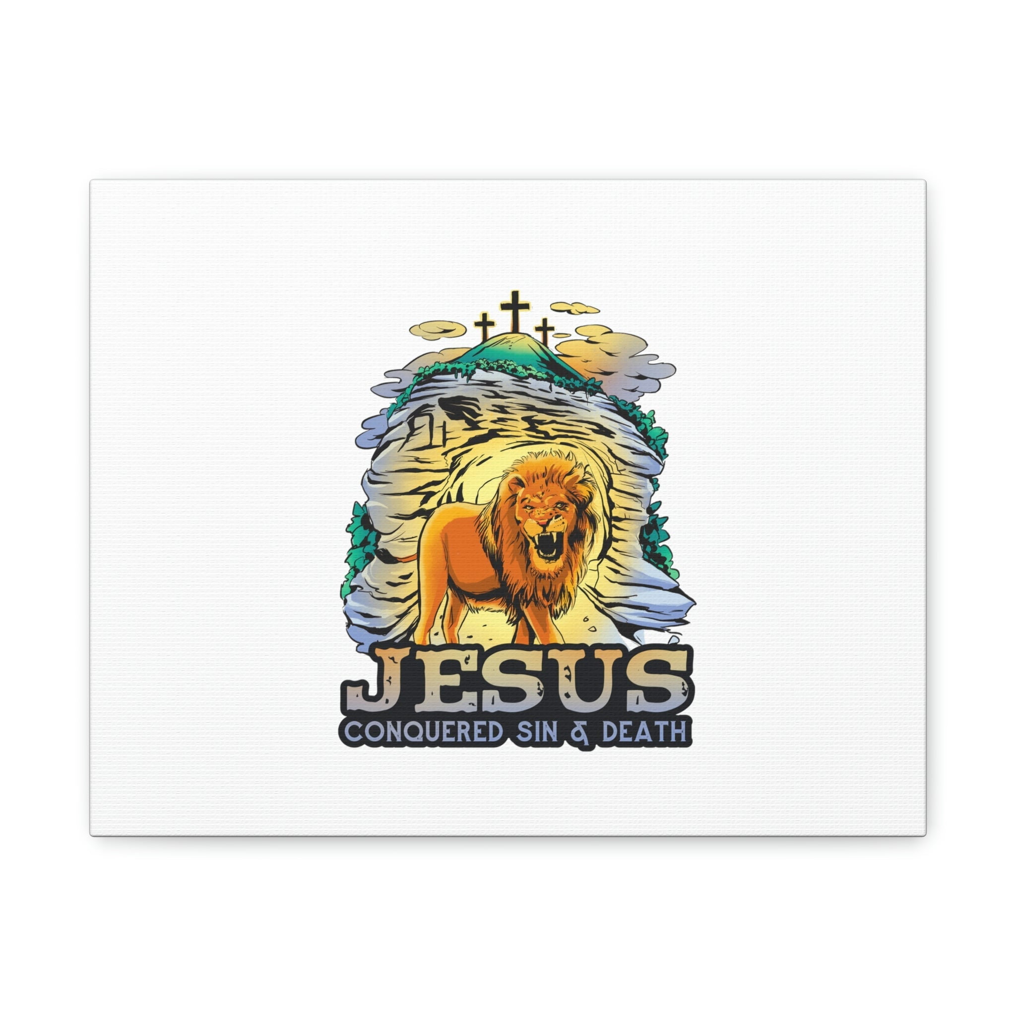 Scripture Walls Jesus Conquered Sin And Death 1 Corinthians 15:55-57 ...