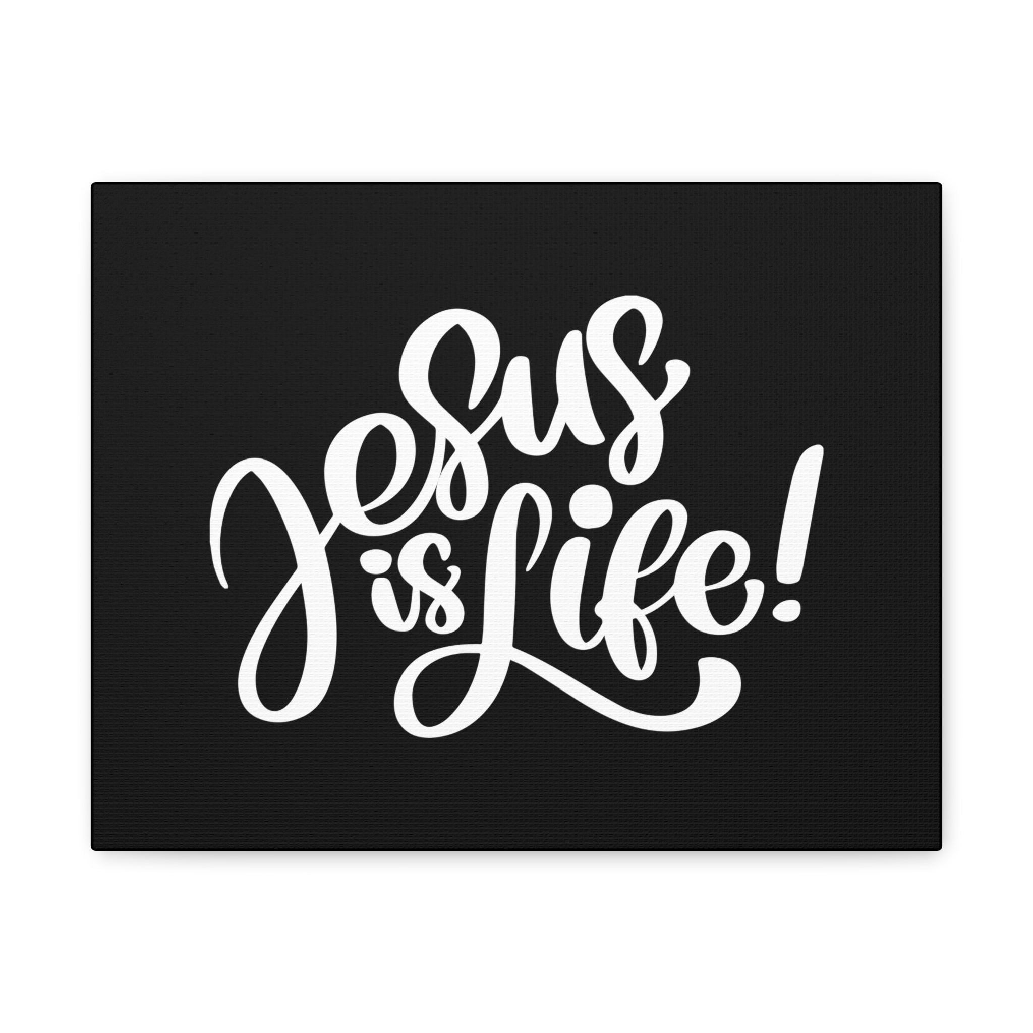 Scripture Walls John 3:16 Jesus Is Life! Bible Verse Canvas Christian ...