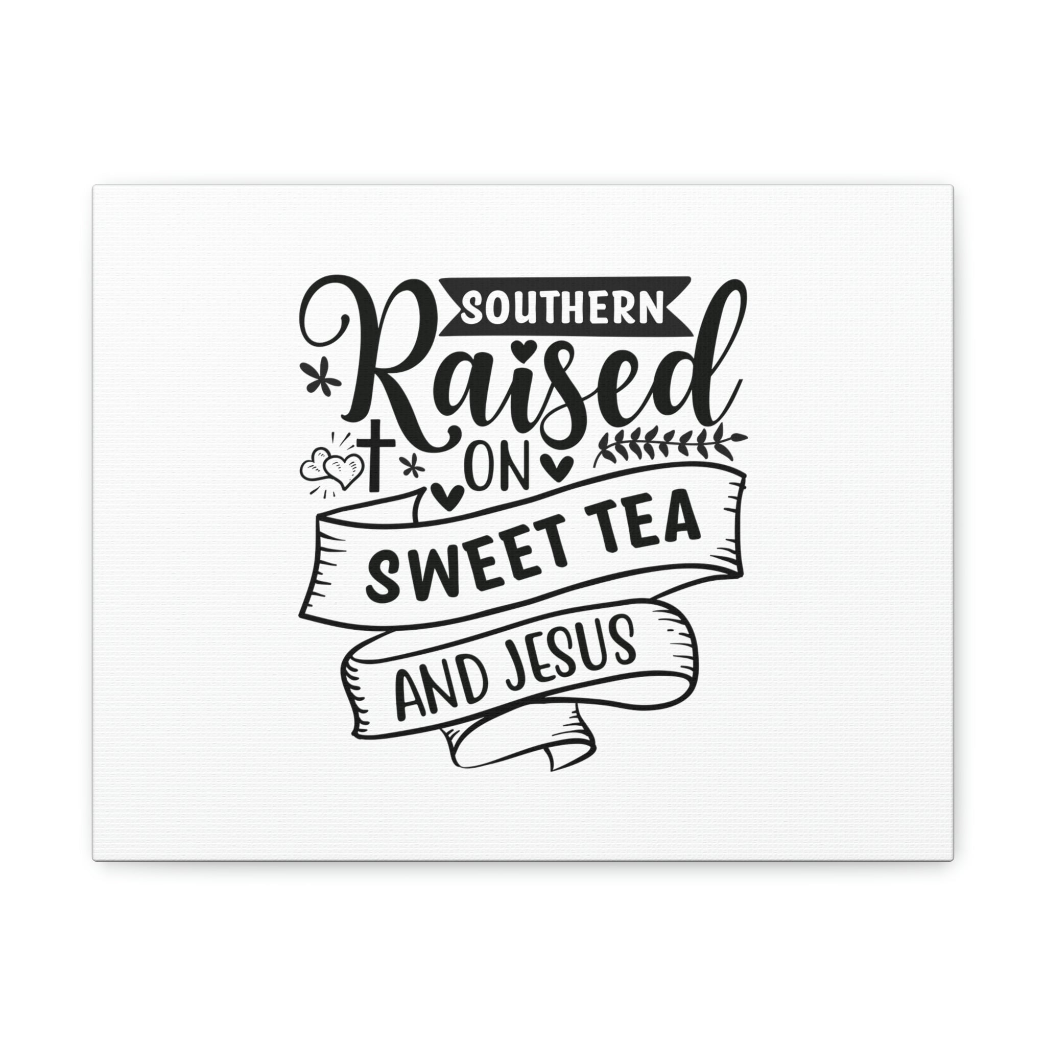 Scripture Walls John 10:11 Sweet Tea And Jesus Bible Verse Canvas ...