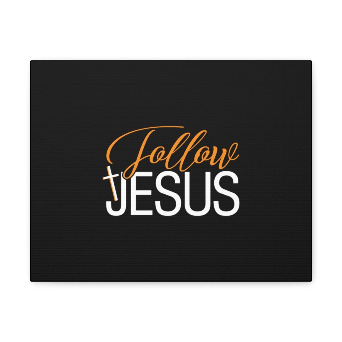 Scripture Walls John 12:26 Follow Jesus Orange Christian Wall Art Bible ...