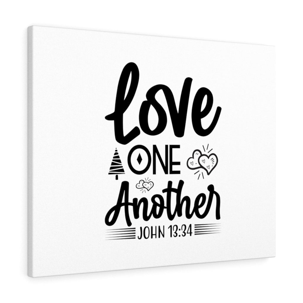 Scripture Walls John 13:34 Love One Another Bible Verse Canvas ...
