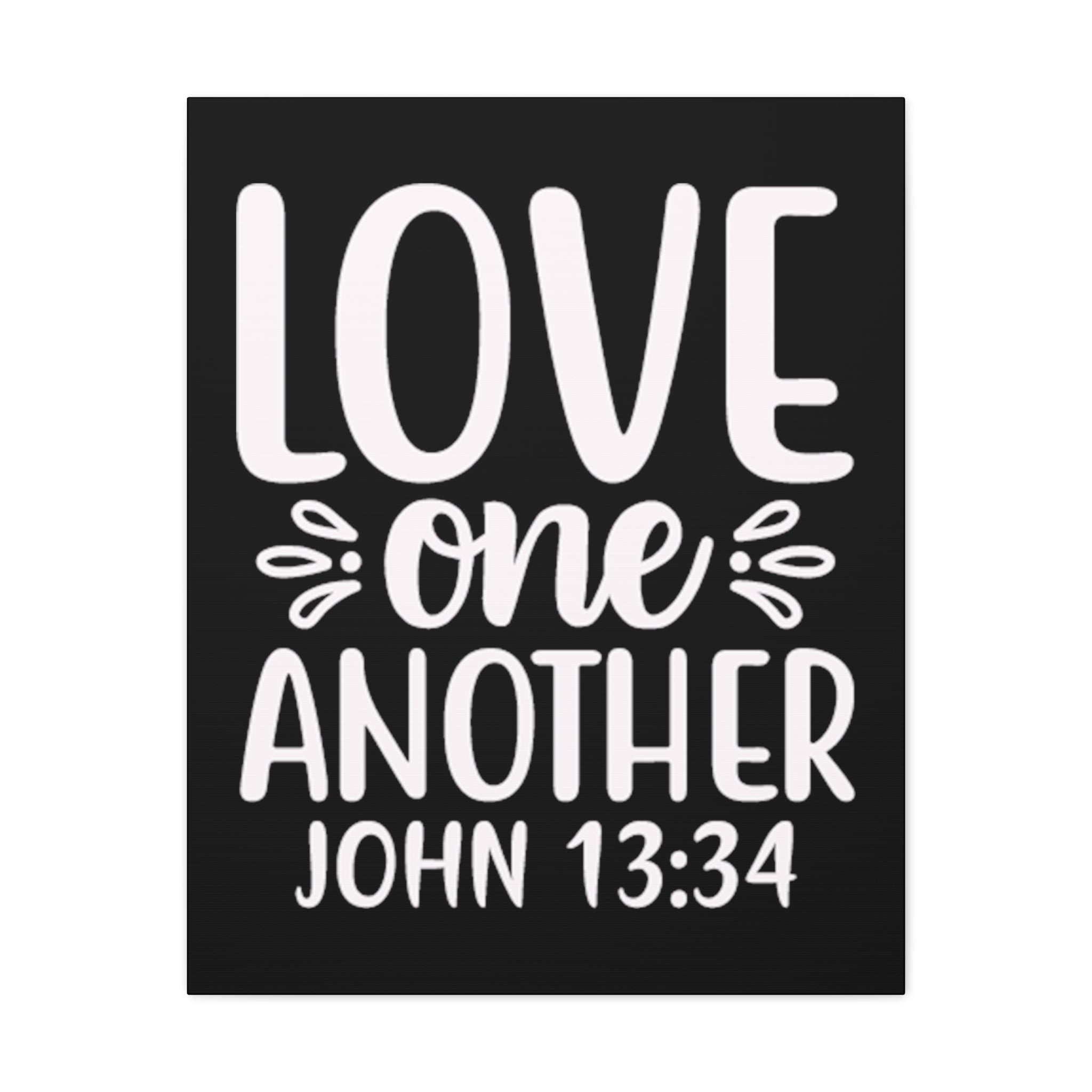 Scripture Walls John 13:34 Love One Another Bible Verse Canvas ...