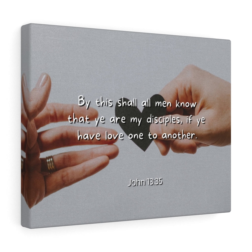 Scripture Walls John 13:35 Love One Another Bible Verse Canvas ...