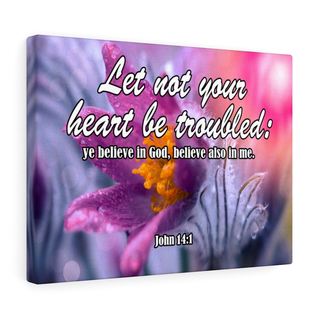 Scripture Walls John 14:1 Let Not Your Heart Be Troubled Bible Verse ...