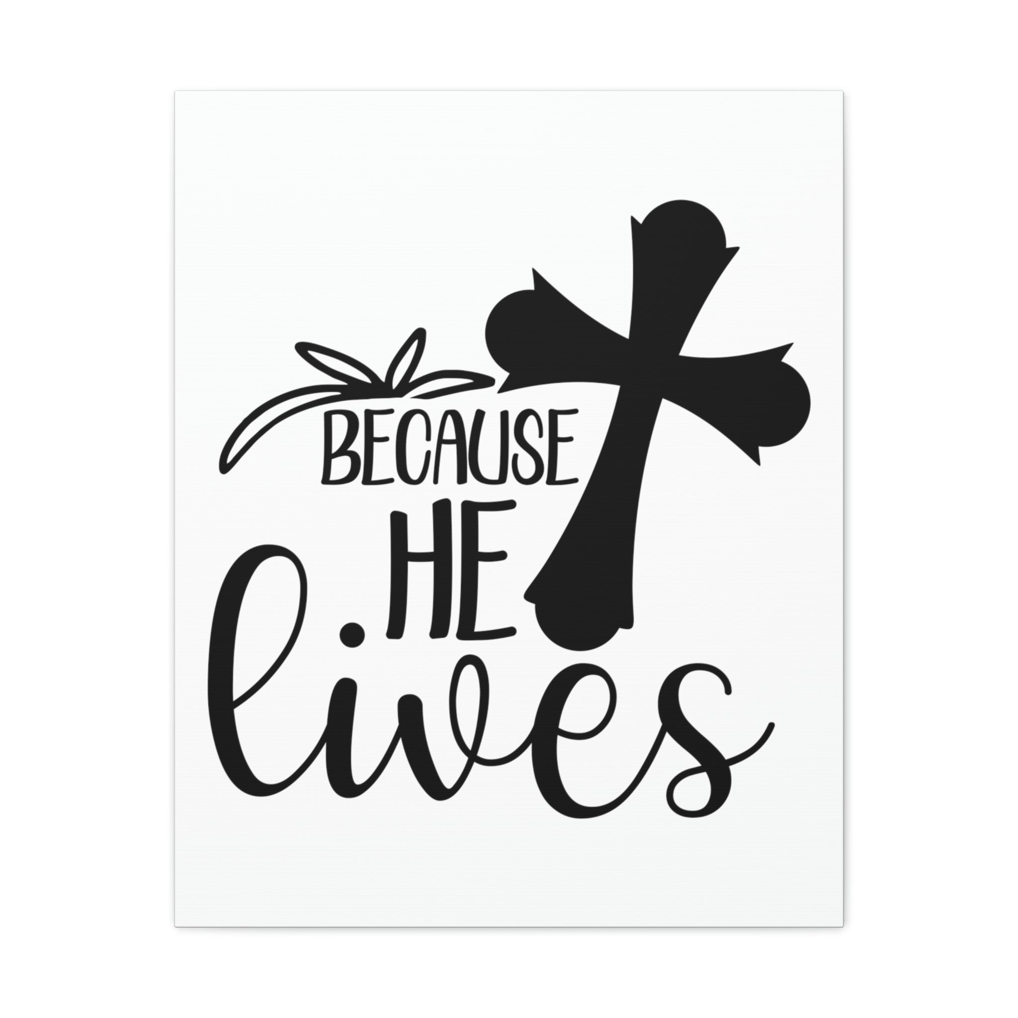 Scripture Walls John 14:19 He Lives Bible Verse Canvas Christian Wall ...