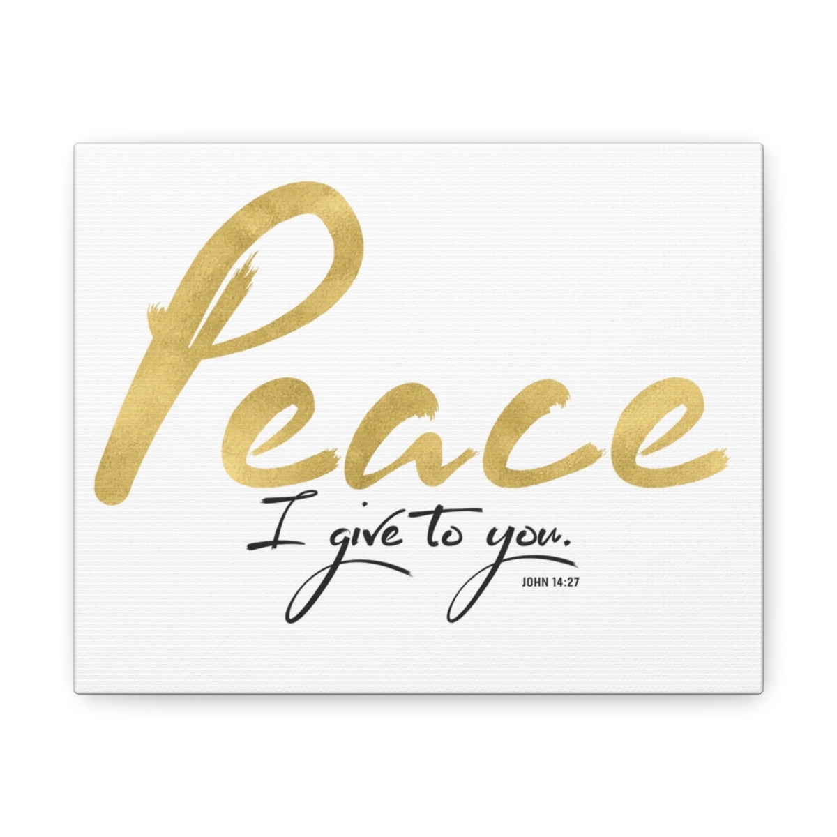 Scripture Walls John 14:27 Peace I Give To You Bible Verse Canvas ...