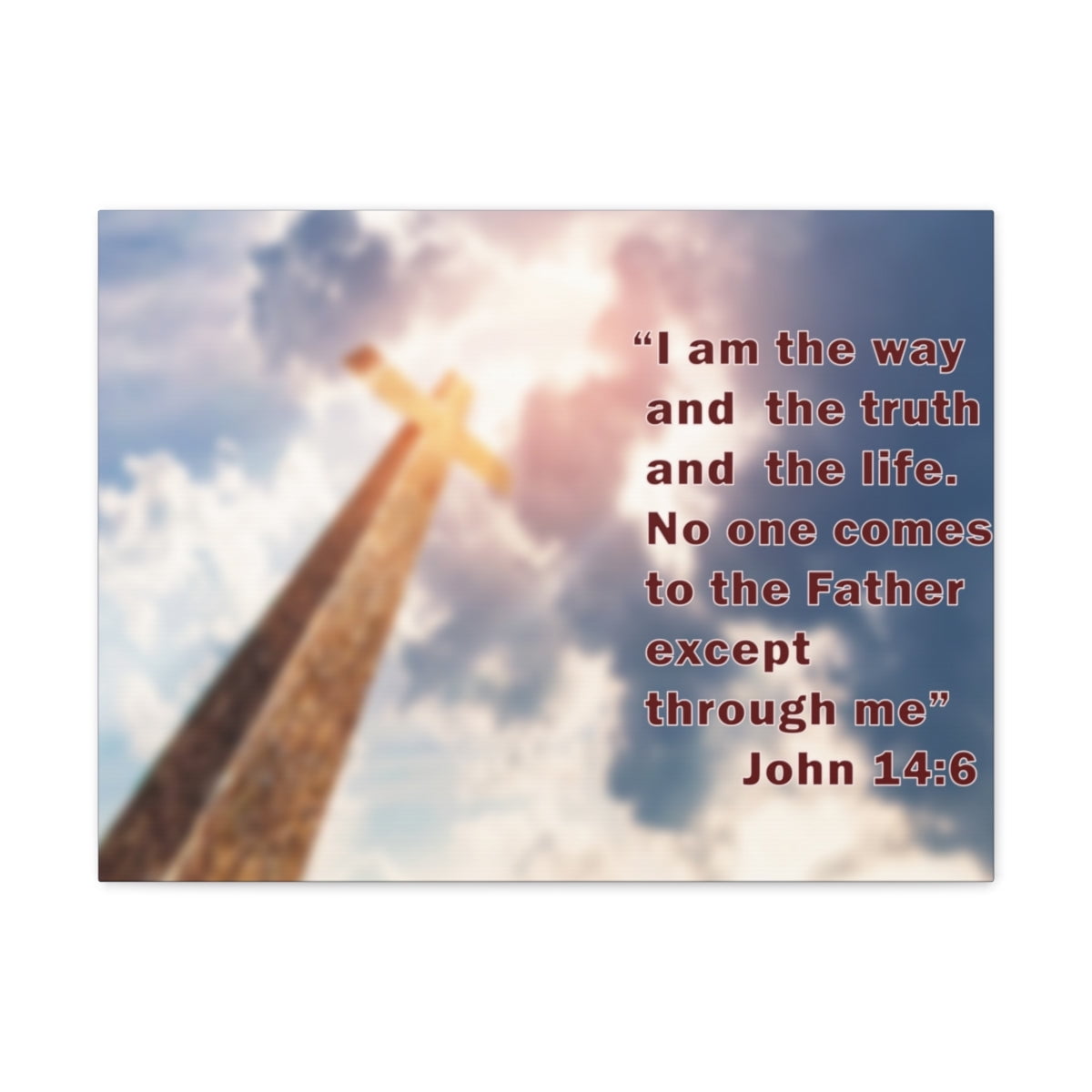 Scripture Walls John 14:6 I Am The Way Bible Verse Canvas Christian ...