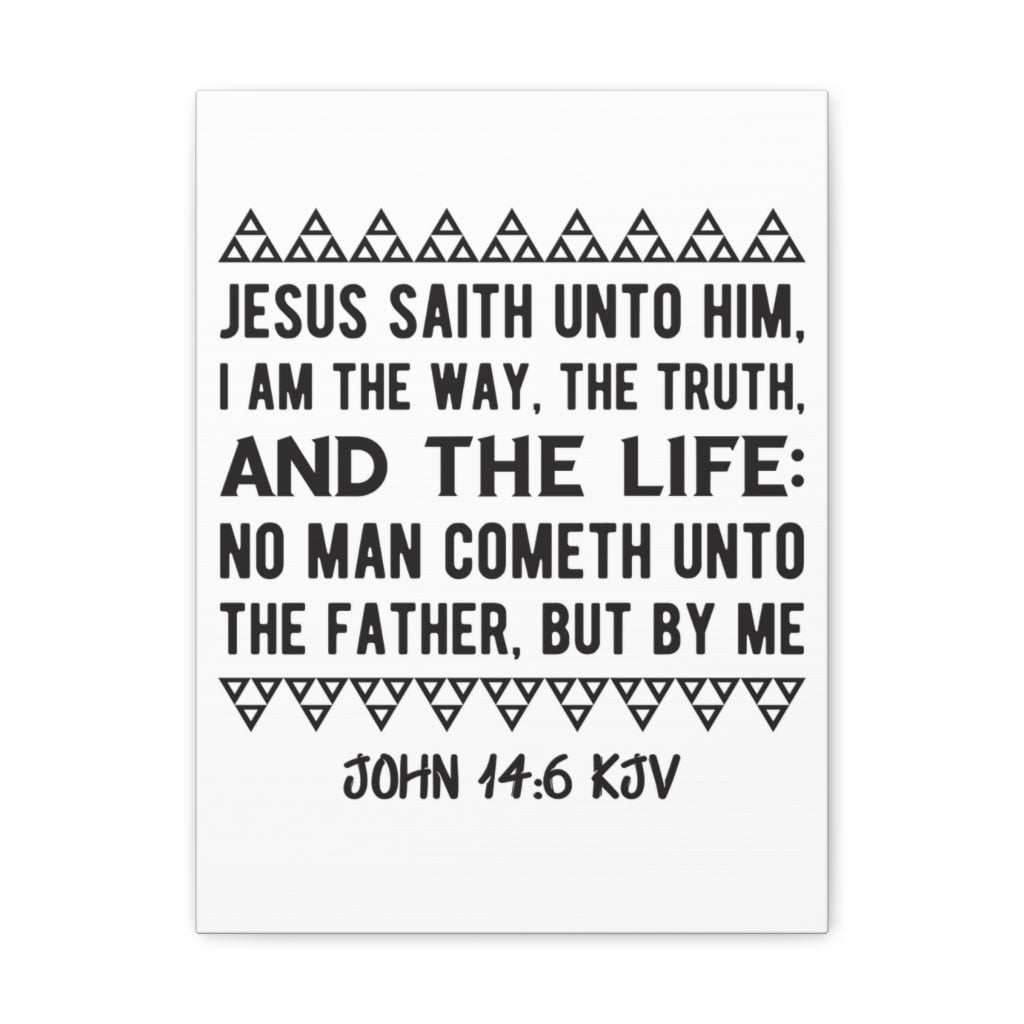 Scripture Walls John 14:6 I Am The Way The Truth Bible Verse Canvas ...