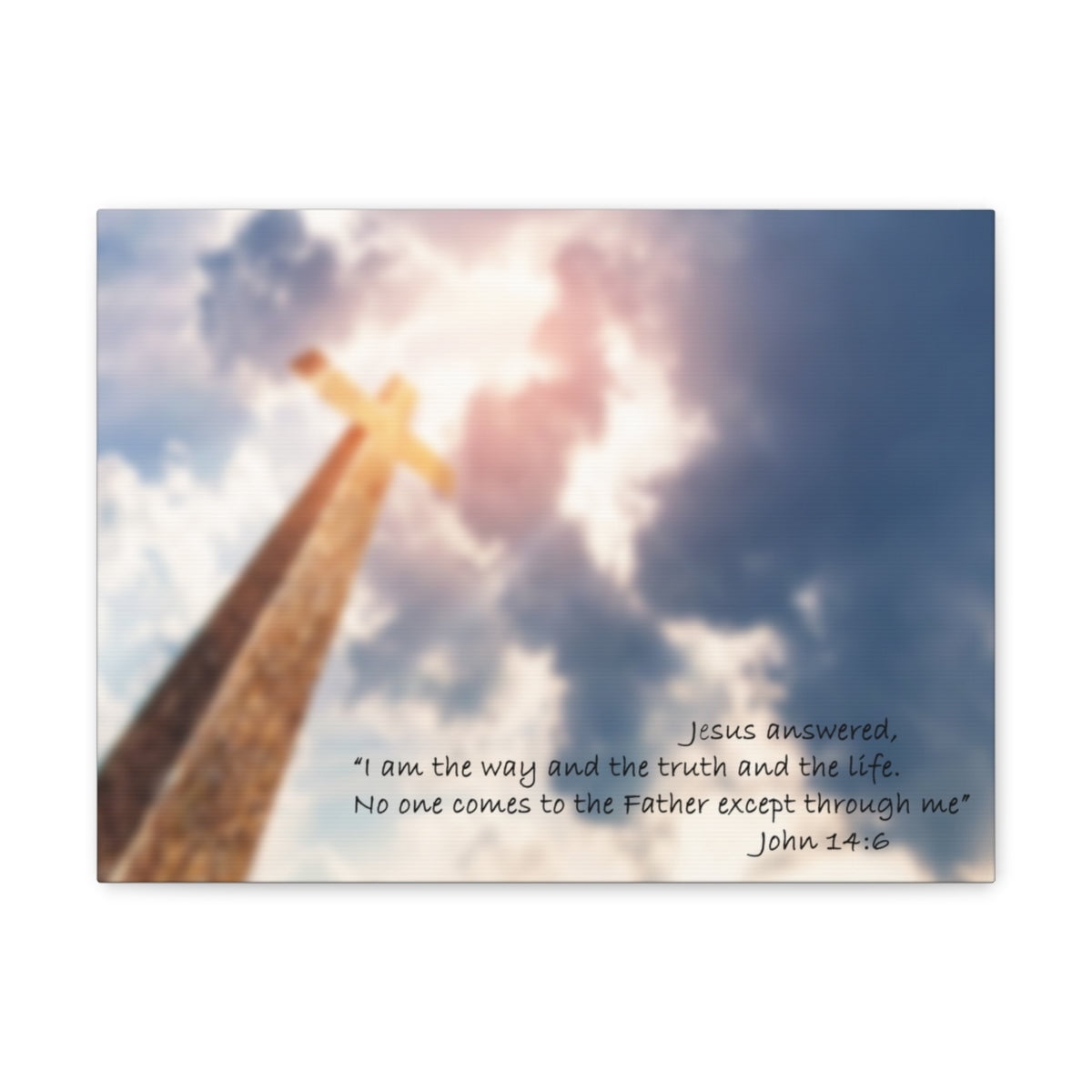 Scripture Walls John 14:6 Jesus Answered Bible Verse Canvas Christian ... Scripture Walls John 14:6 Jesus Answered Bible Verse Canvas Christian ...