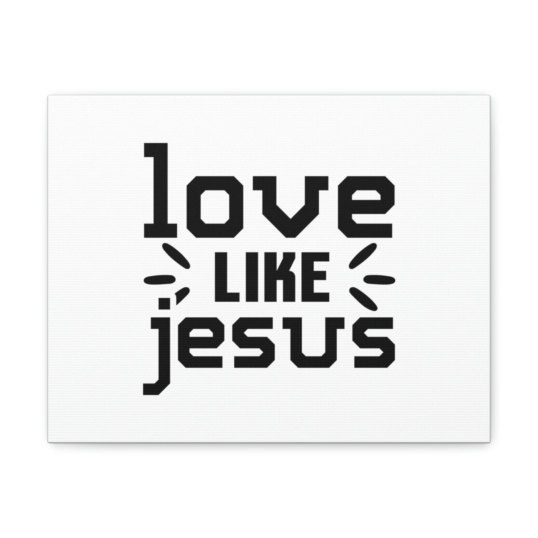 Scripture Walls John 15:12 Love Like Jesus Plain Bible Verse Canvas ...