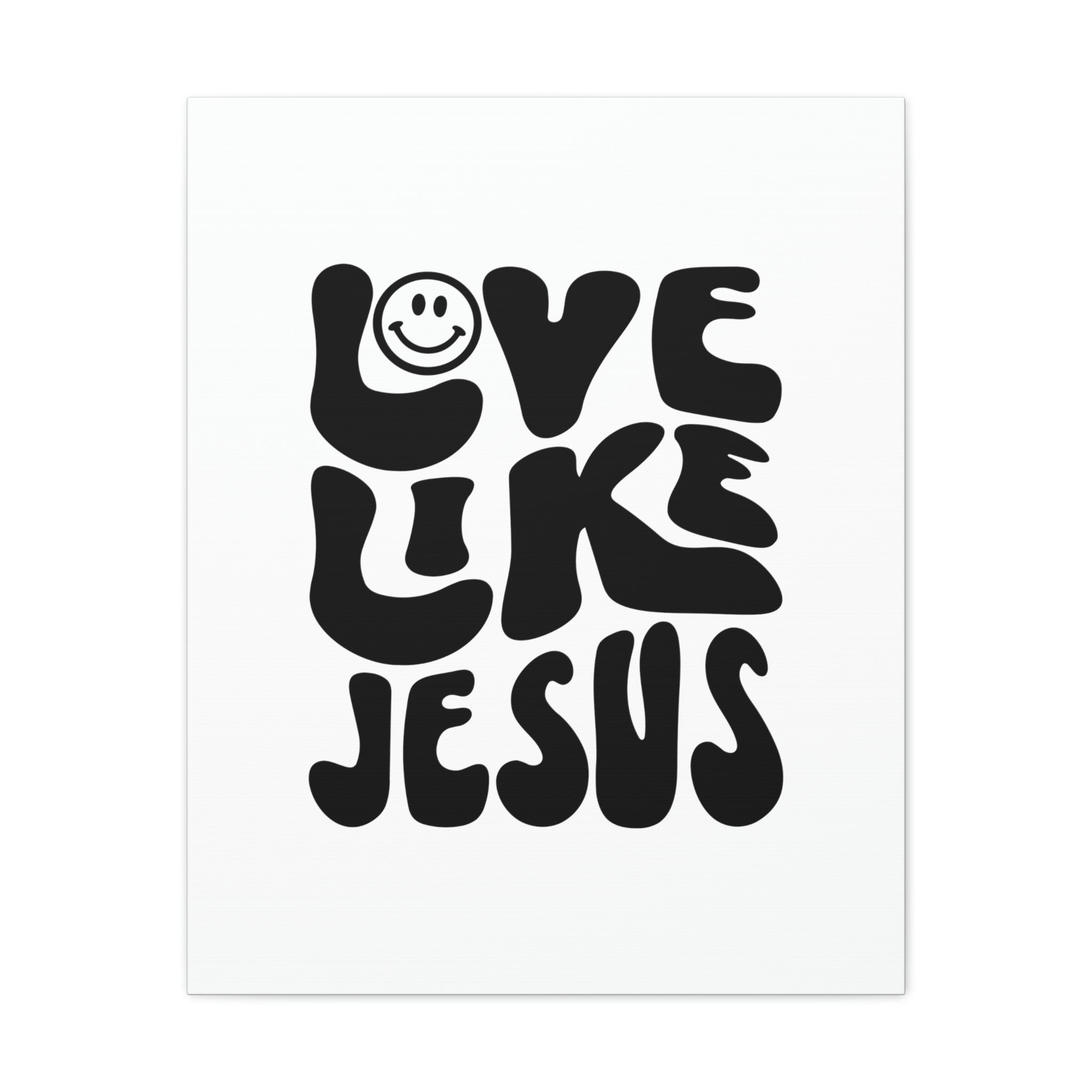 Scripture Walls John 15:12 Love Like Jesus Smiley Bible Verse Canvas ...