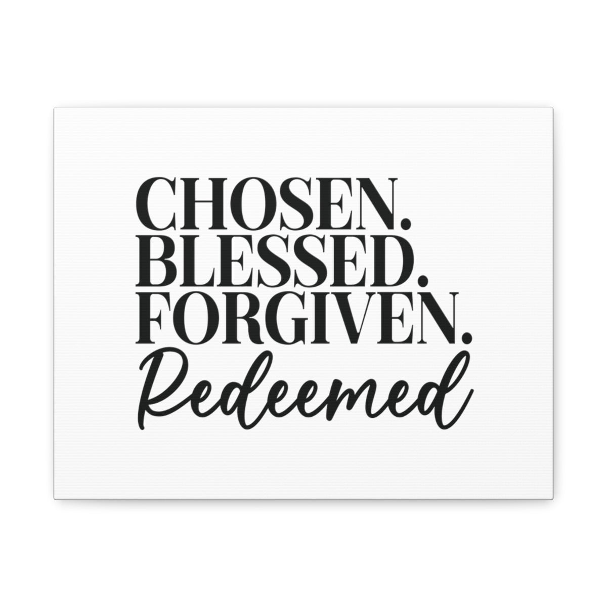 Scripture Walls John 15:16 Redeemed Bible Verse Canvas Christian Wall ...