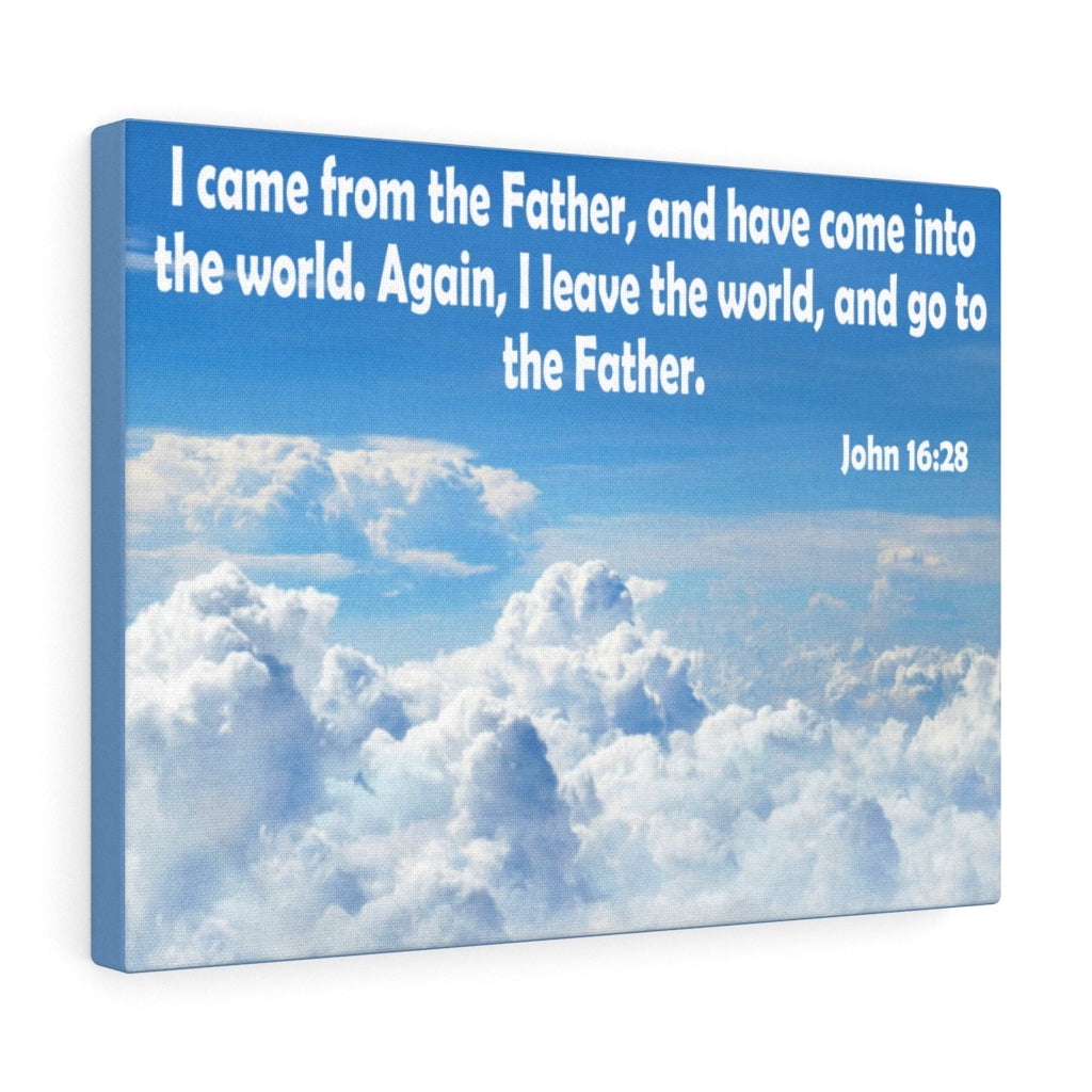 Scripture Walls John 16:28 I Came From the Father Bible Verse Canvas ...