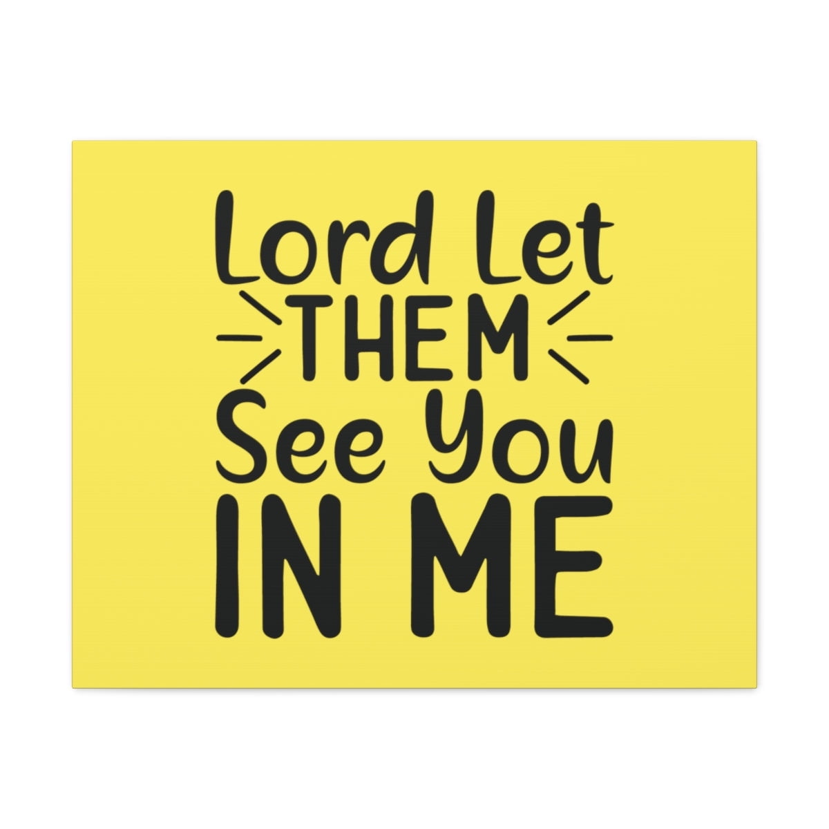 Scripture Walls John 17:23 See You In Me Yellow Bible Canvas Christian ...