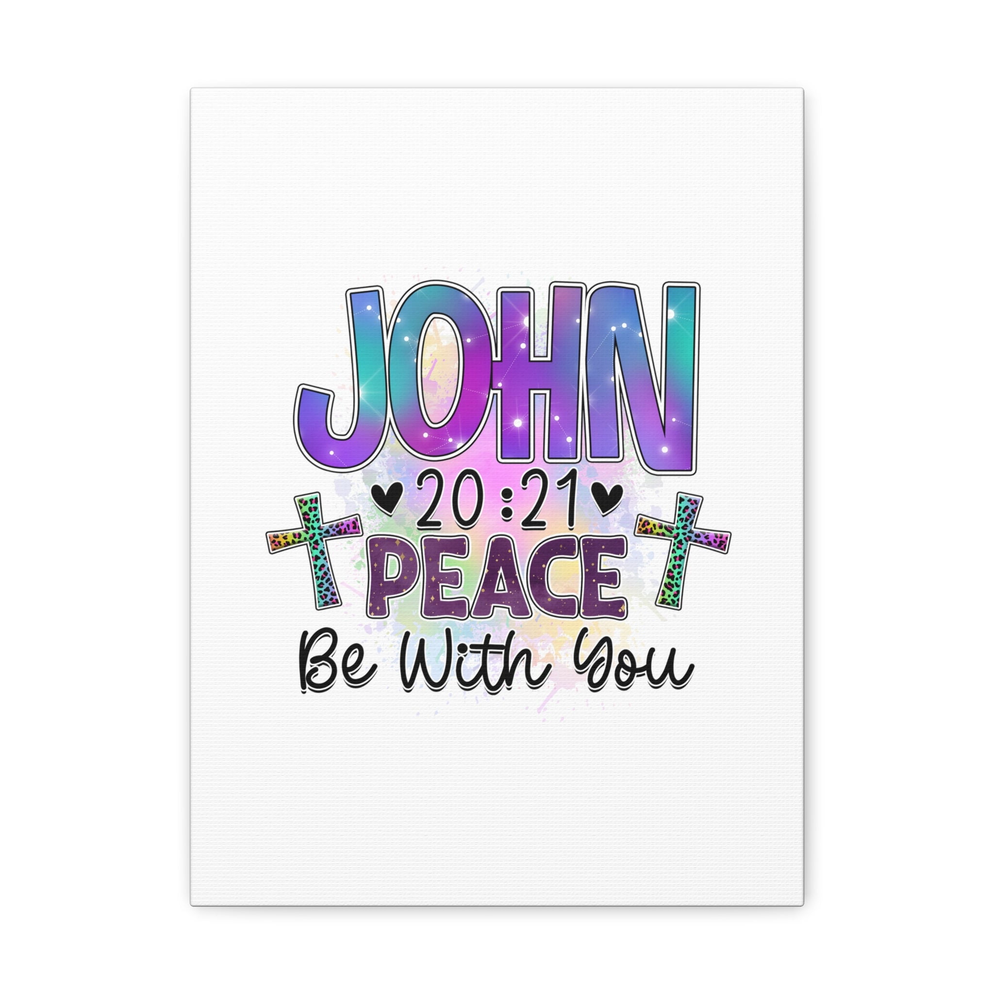 Scripture Walls John 20:21 Peace Be With You Bible Verse Canvas ...