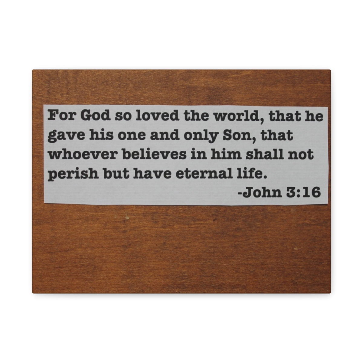 Scripture Walls John 3:16 Have Eternal Life Bible Verse Canvas ...