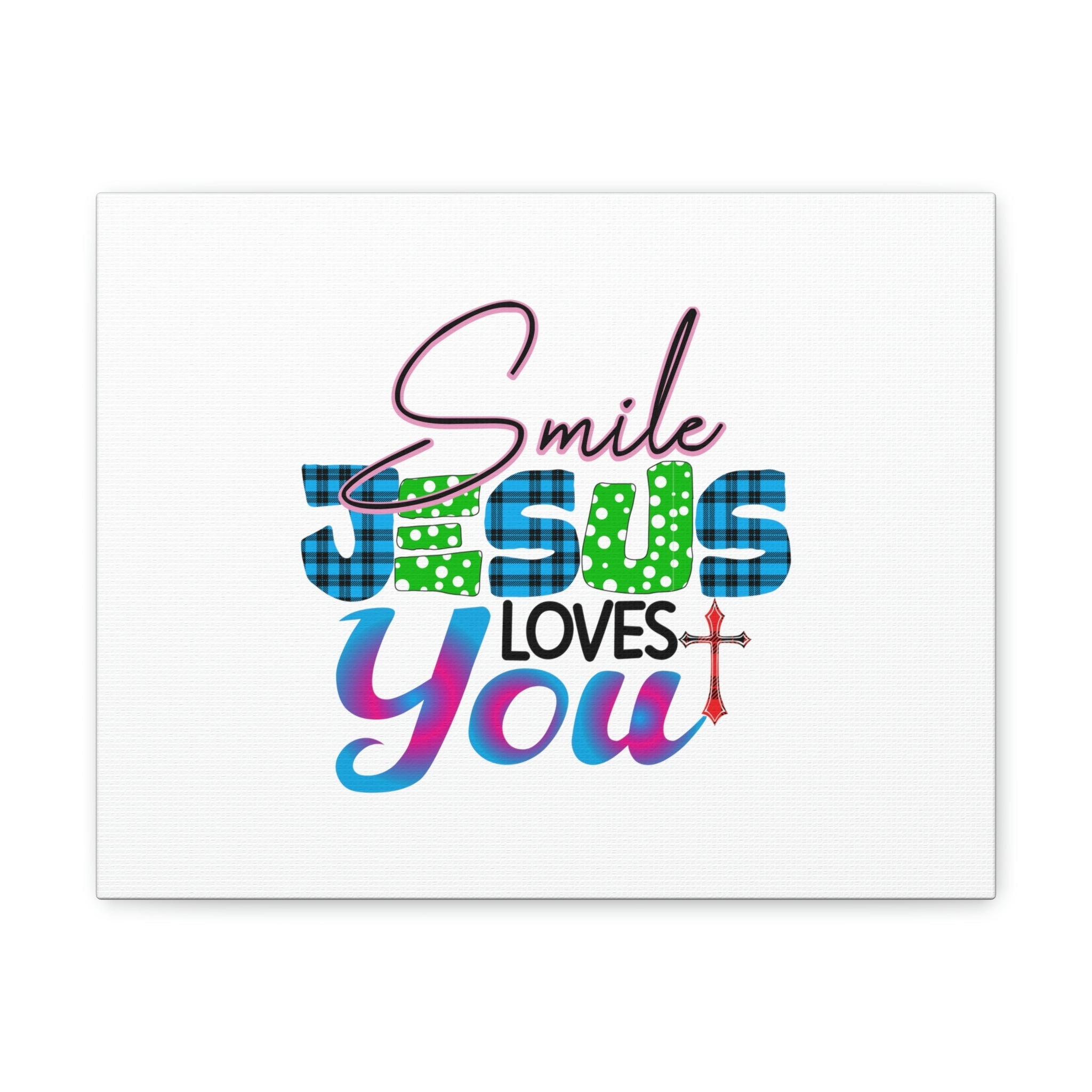 Scripture Walls John 3:16 Smile Jesus Loves You Cross Bible Verse ...