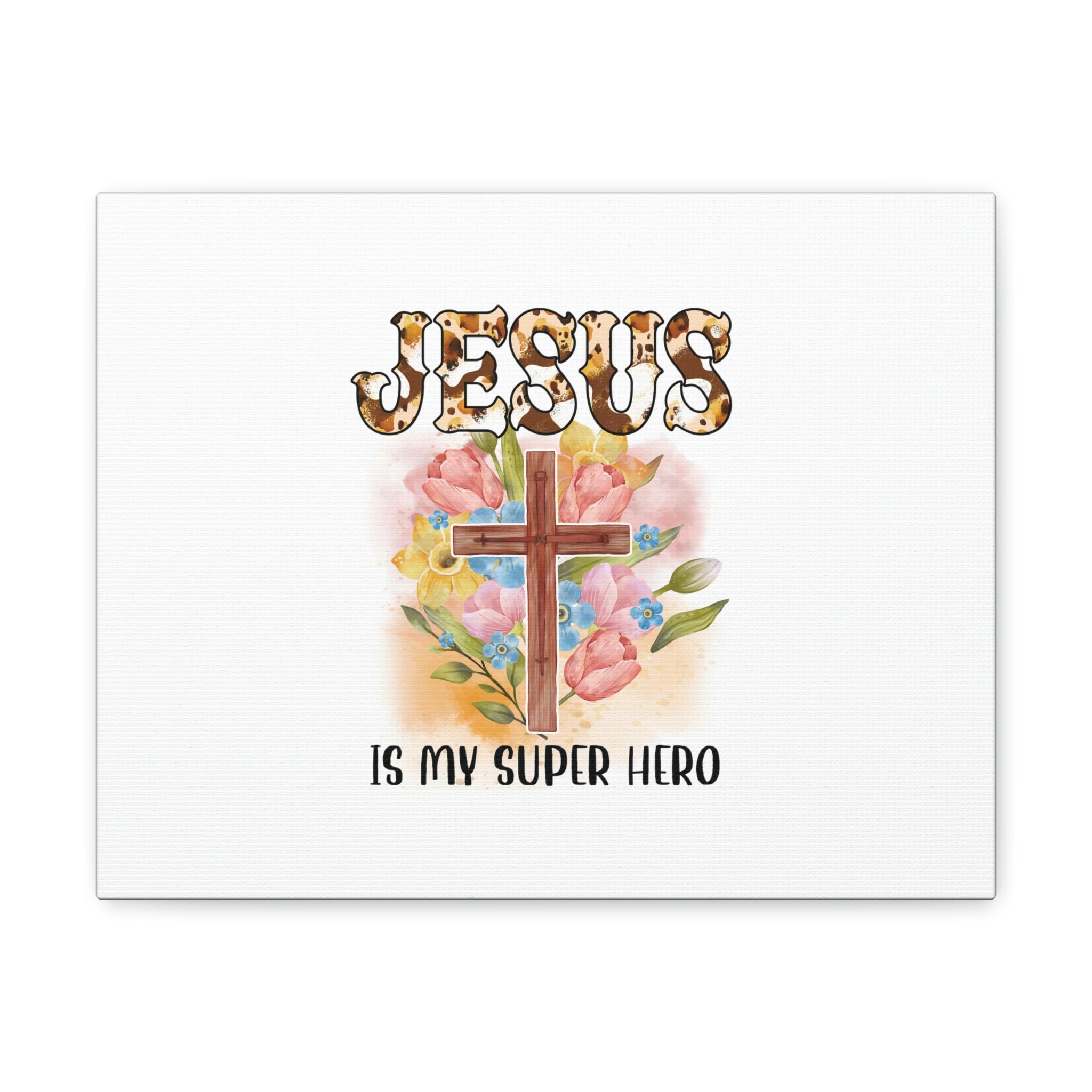 Scripture Walls John 3:17 Jesus Is My Super Hero Bible Verse Canvas ...