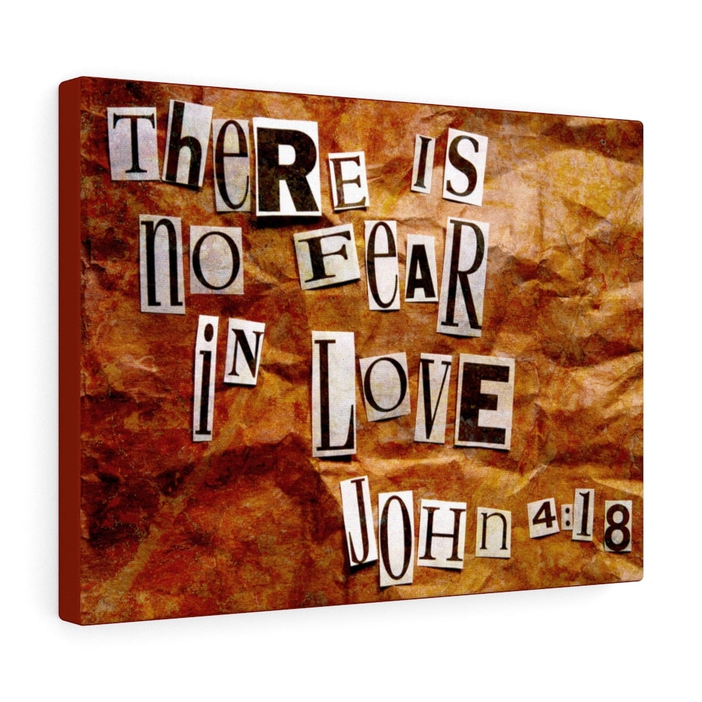 Scripture Walls John 4:18 In Love Bible Verse Canvas Christian Wall Art ...